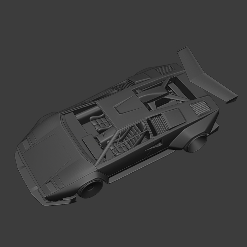 3D file CUSTOM LAMBO MODELKIT 1/24 FULL KIT 👽・3D print design to ...