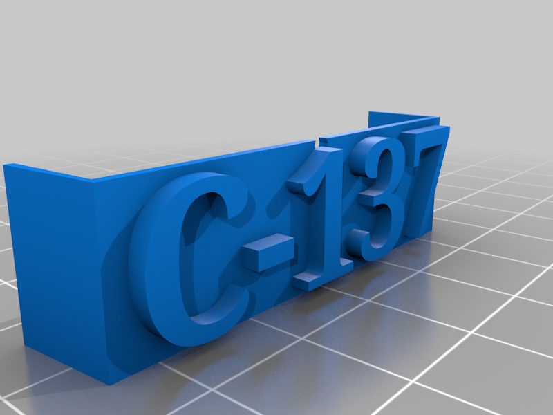 Free 3D file only the Display C-137・3D print model to download・Cults