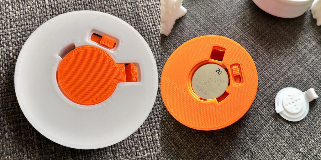 Free STL file CR2032 Led Light Base 🔋・3D printing template to download ...