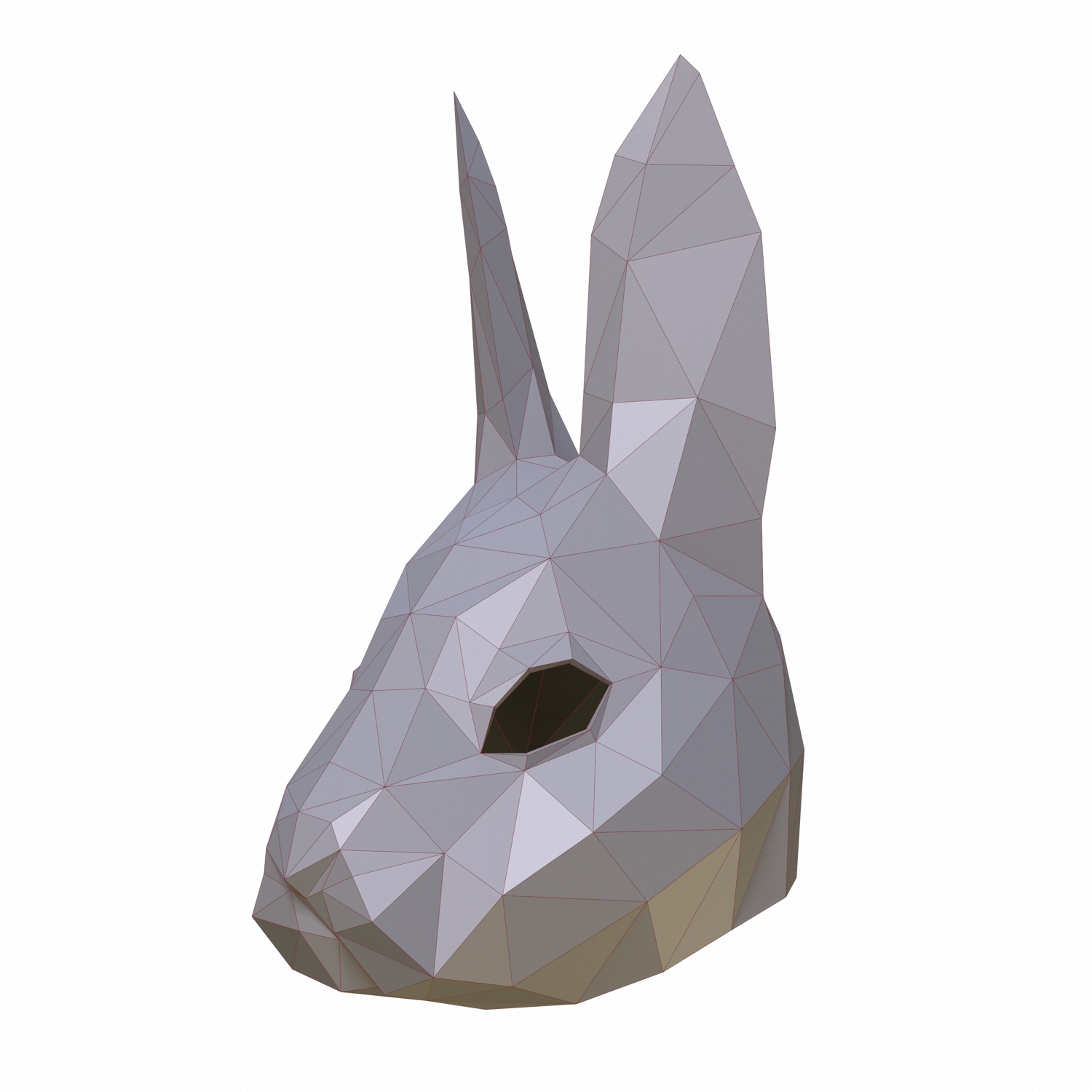 STL file Rabbit mask 🐇・3D print design to download・Cults