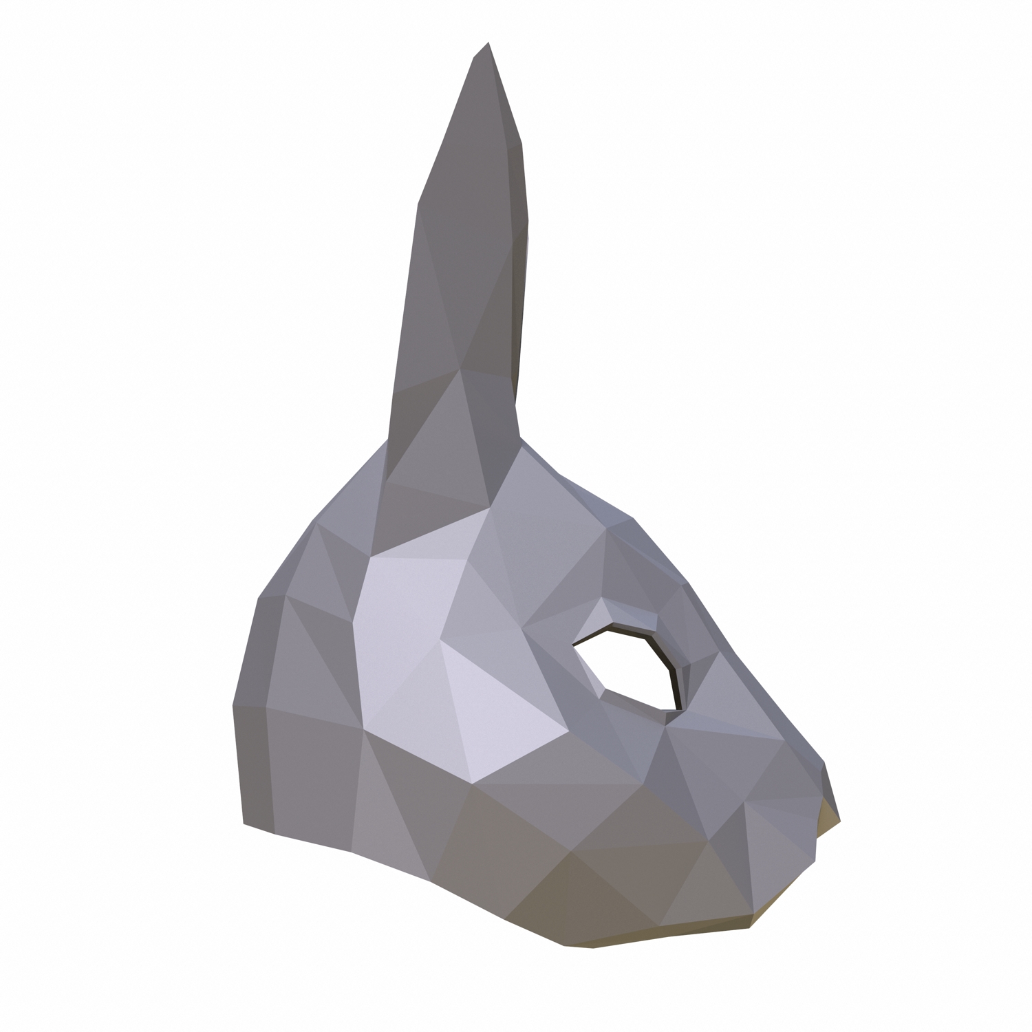 STL file Rabbit mask 🐇・3D print design to download・Cults