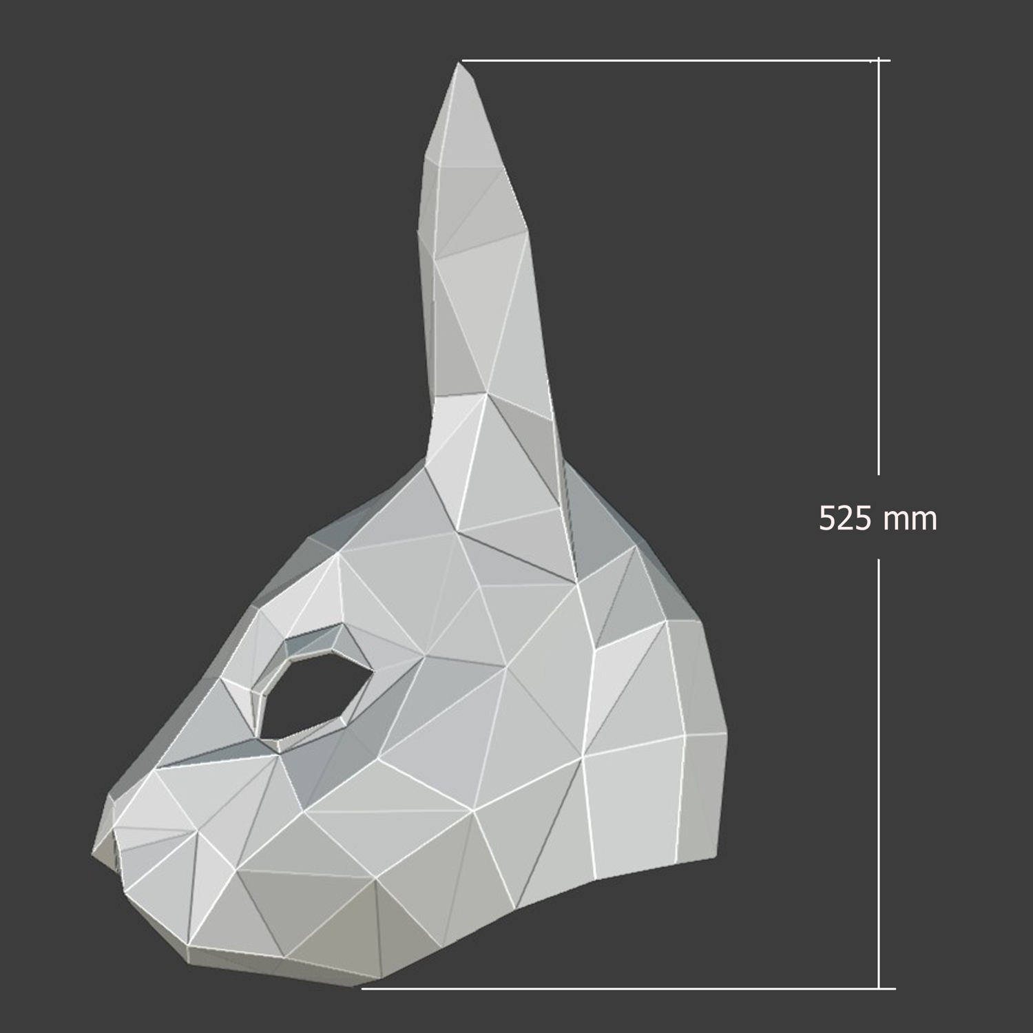 STL file Rabbit mask 🐇・3D print design to download・Cults