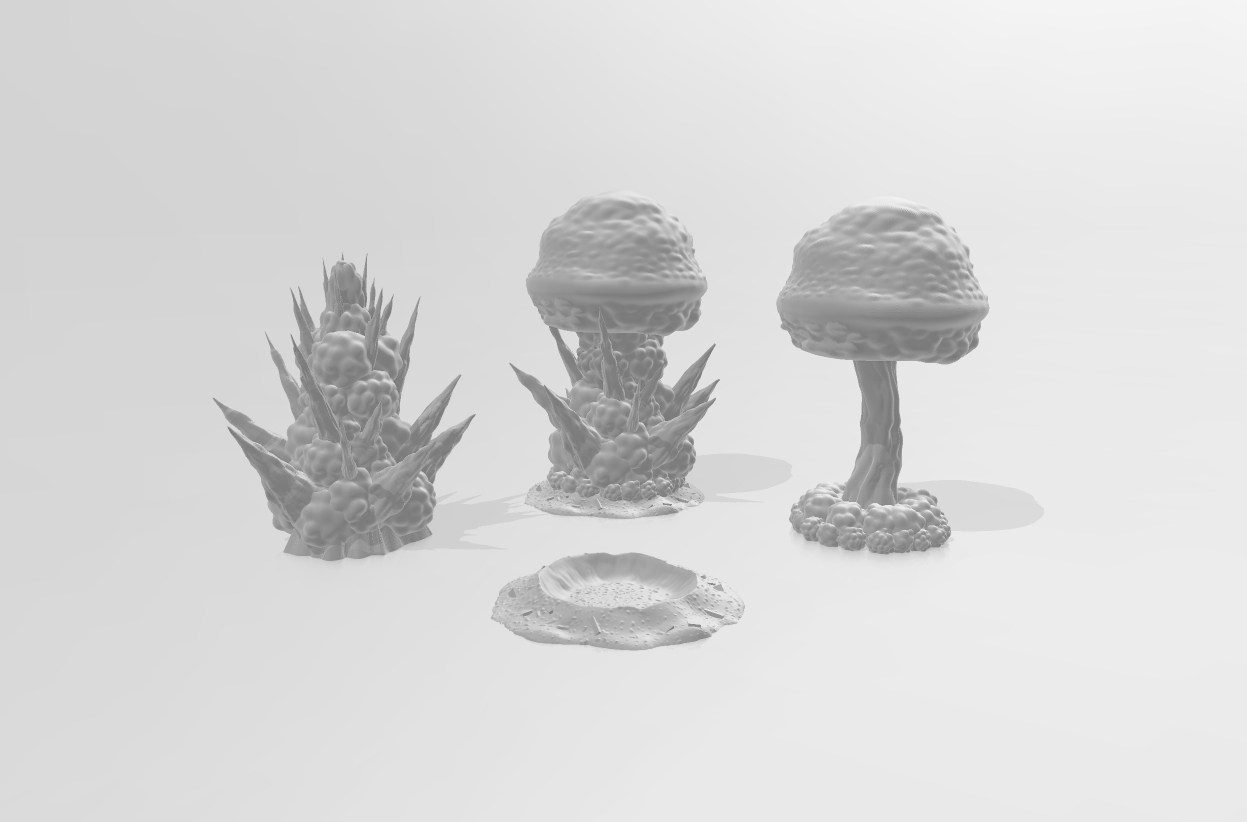 3D file Explosion, blast, and crater 💥・3D print object to download・Cults