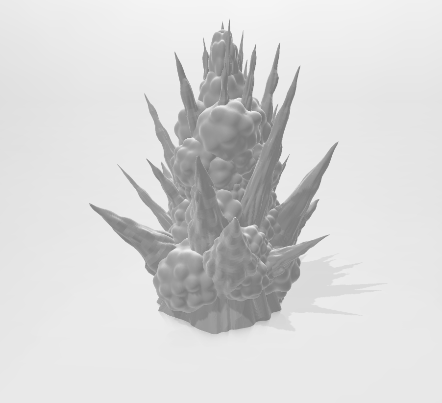 3D file Explosion, blast, and crater 💥・3D print object to download・Cults