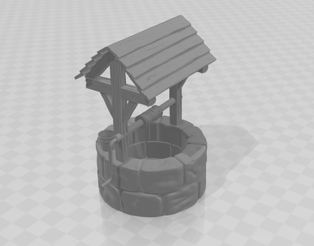 Free STL file Well 🧱・3D printing template to download・Cults