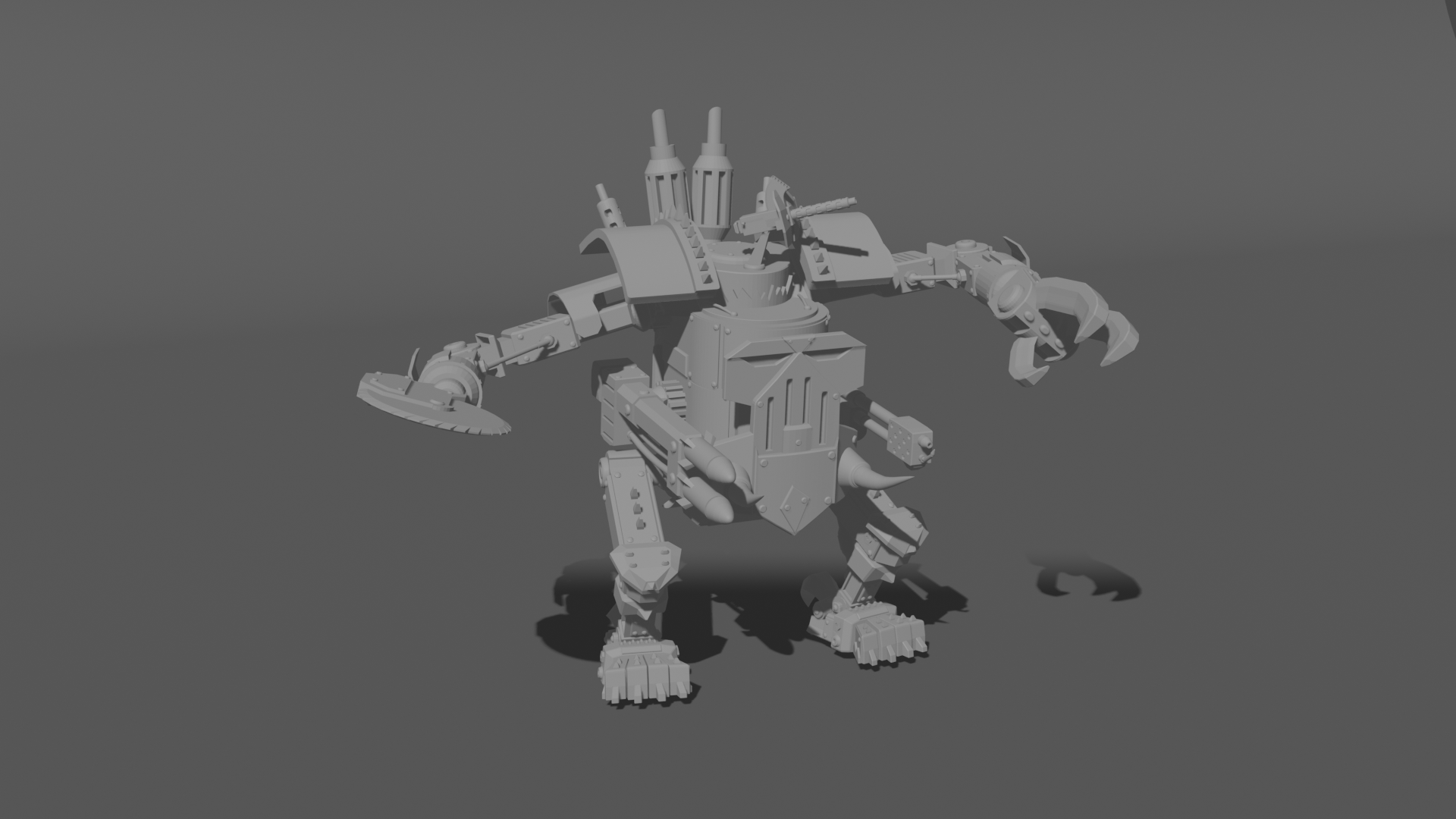 3D file Ork Mech・3D printing model to download・Cults