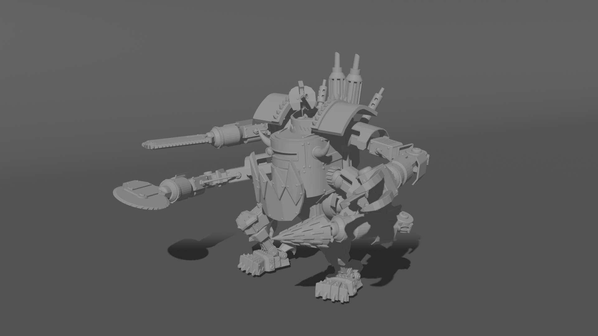 3D file Ork Mech・3D printing model to download・Cults