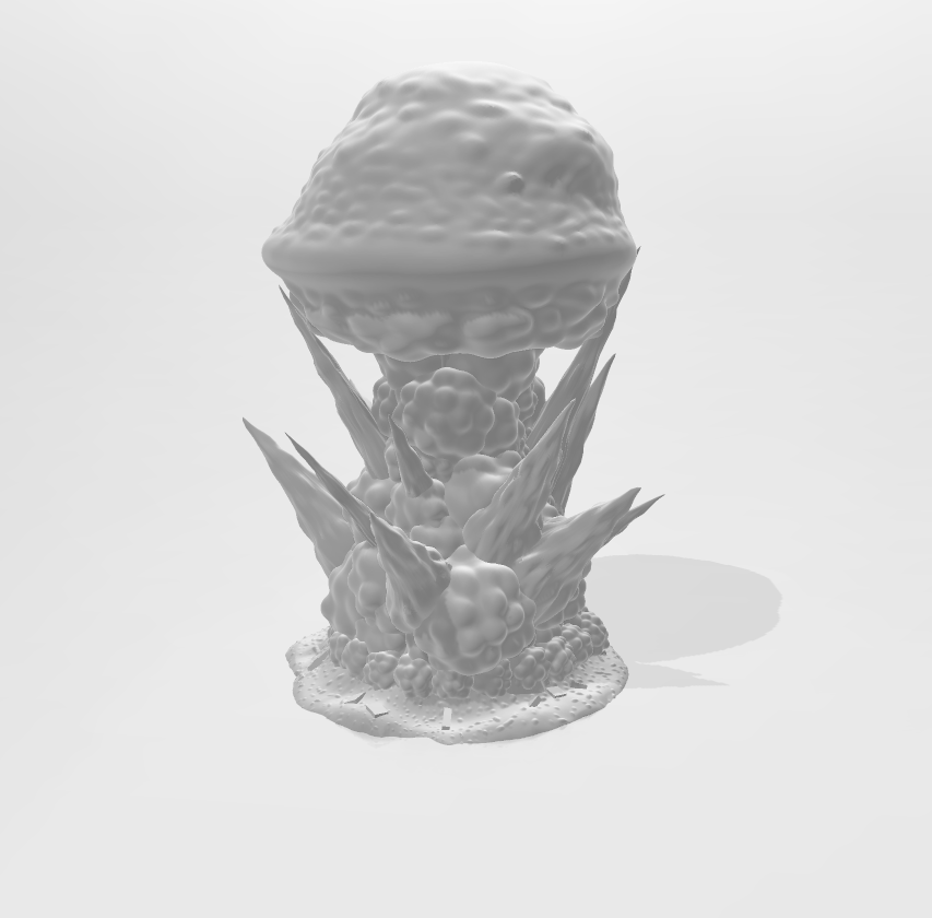 3D file Explosion, blast, and crater 💥・3D print object to download・Cults