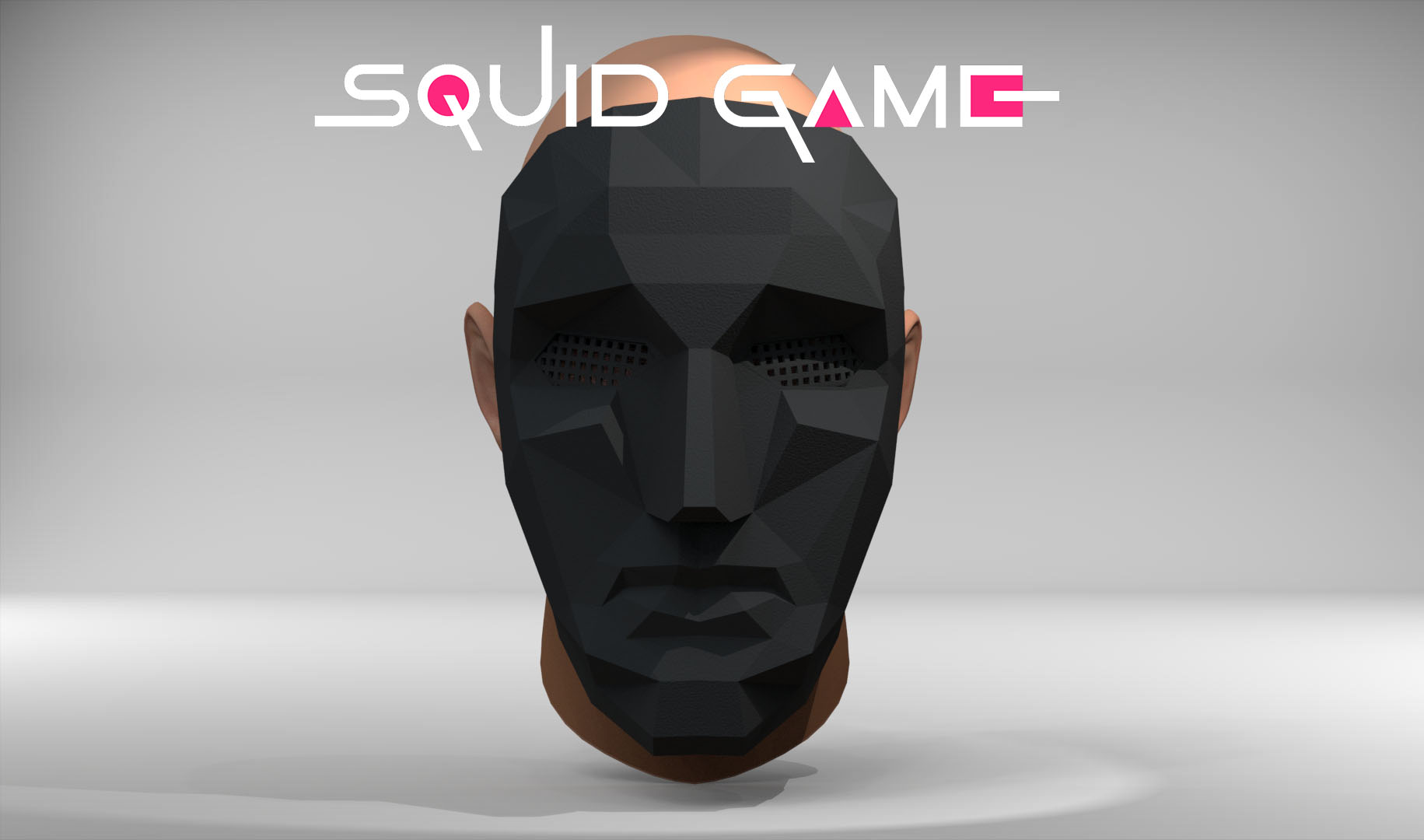 STL file Squid Game - Front man Mask 🦑・3D printable model to download・Cults