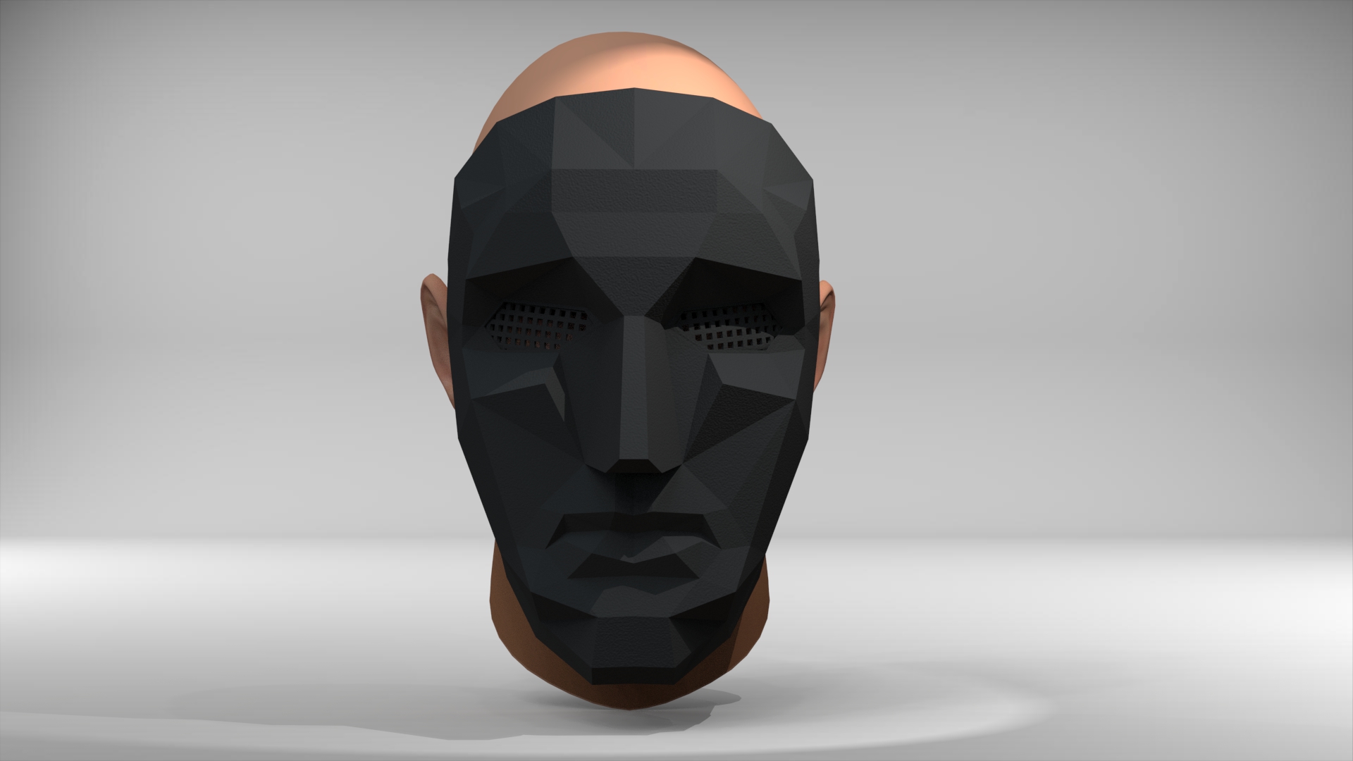 STL file Squid Game - Front man Mask 🦑・3D printable model to download・Cults