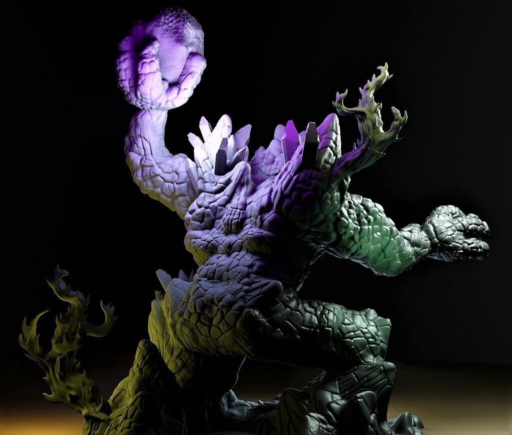 Free STL file Earth Elemental・3D printer model to download・Cults