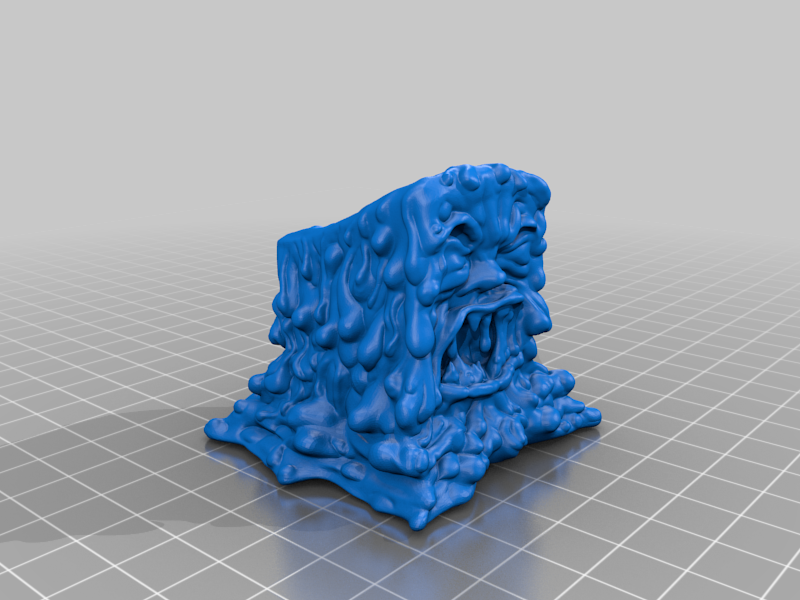 Free STL file Gelatinous Cube - Angry Face - Version 2 😡・3D print model ...