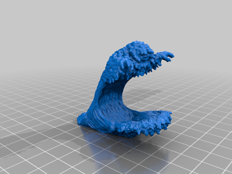 Free STL file Water Elemental・Template to download and 3D print・Cults
