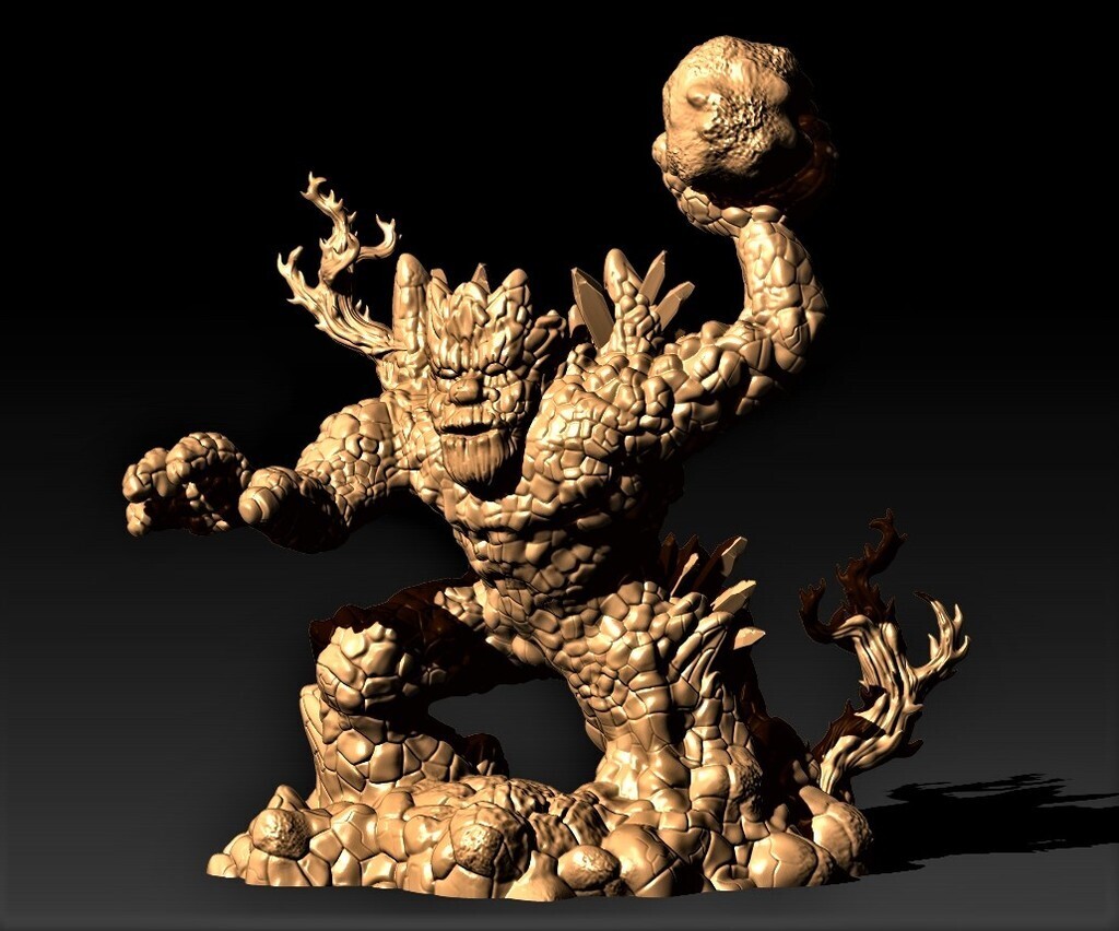 Free STL file Earth Elemental・3D printer model to download・Cults
