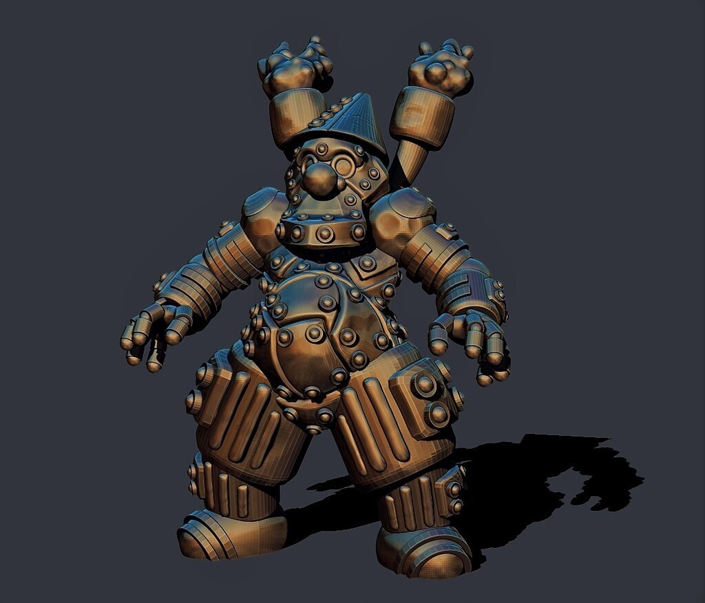 Free STL file Steam Powered Gnome・3D printing design to download・Cults