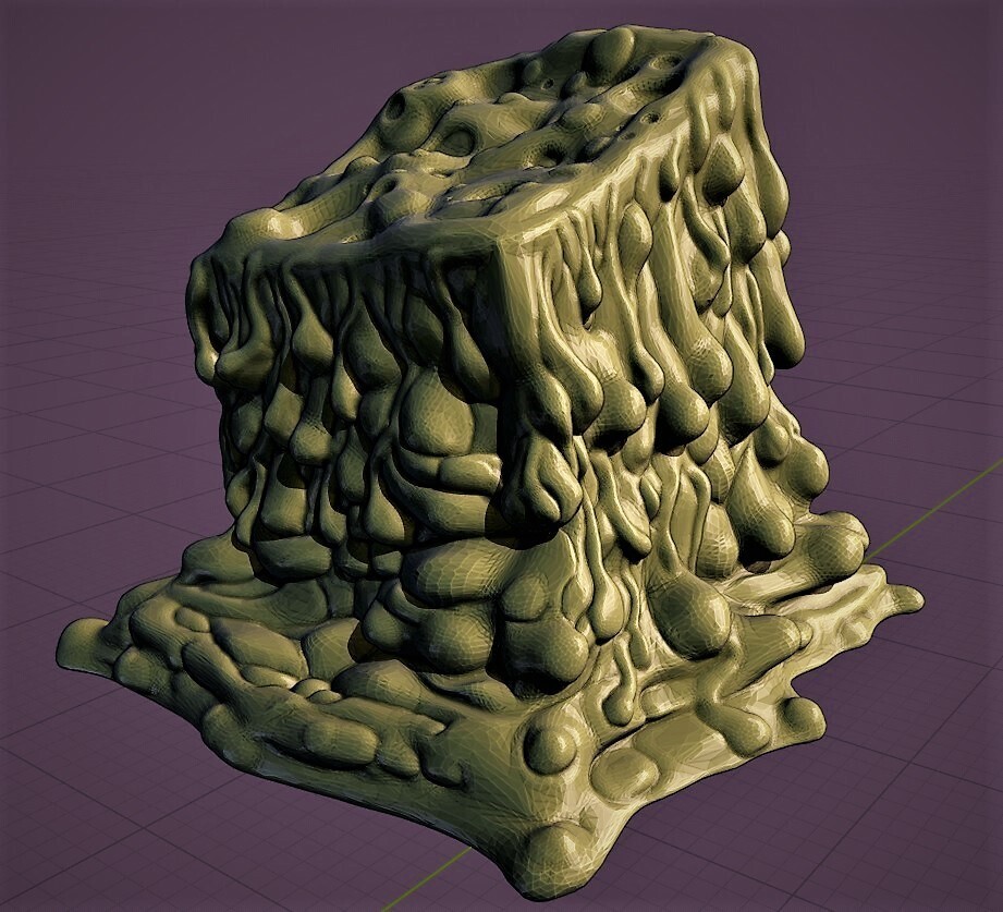 Free STL file Gelatinous Cube - Angry Face - Version 2 😡・3D print model ...