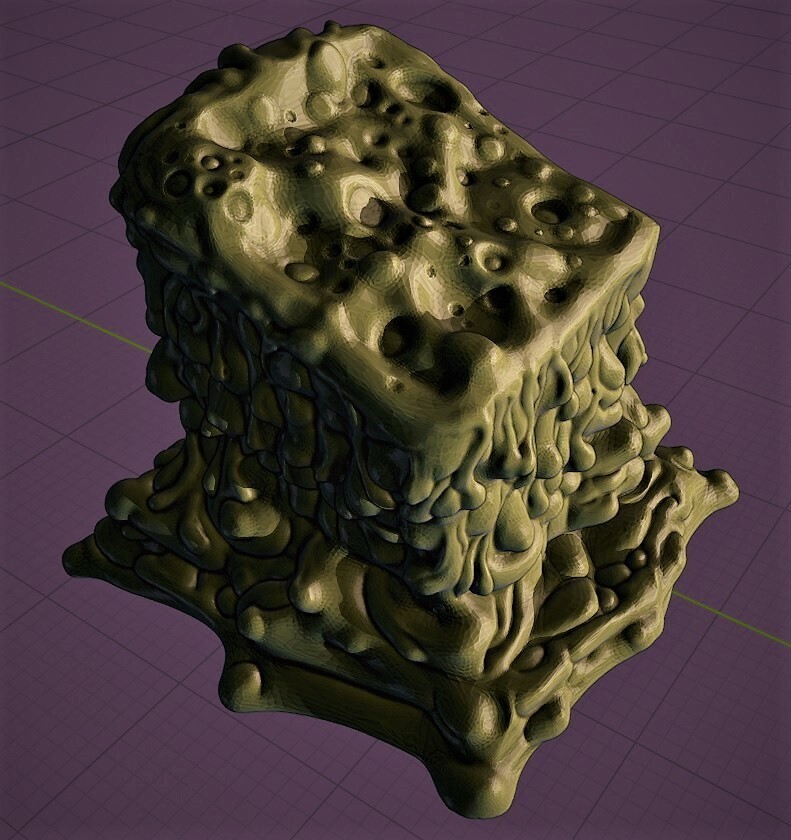 Free STL file Gelatinous Cube - Angry Face - Version 2 😡・3D print model ...