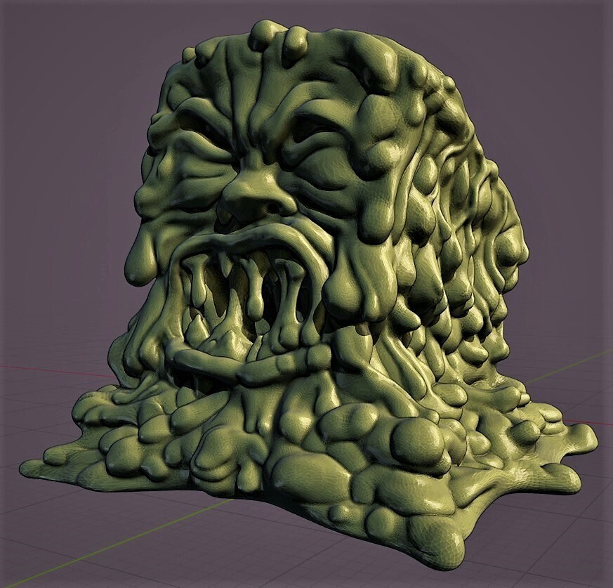 Free STL file Gelatinous Cube - Angry Face - Version 2 😡・3D print model ...