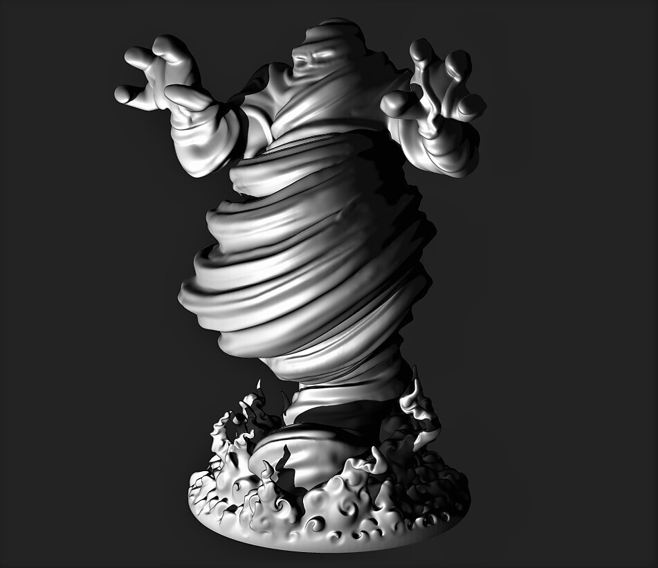 Free STL file Air Elemental・Model to download and 3D print・Cults