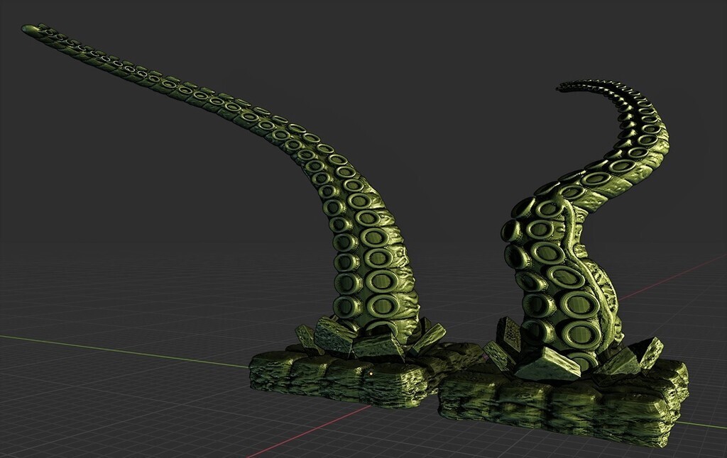 Archivo STL gratis Tentáculos・Diseño imprimible en 3D para descargar・Cults