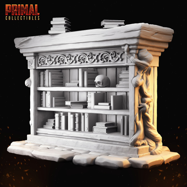 3D file Bookcases and altar (Dungeons and Dragons | Hero Quest)・3D ...
