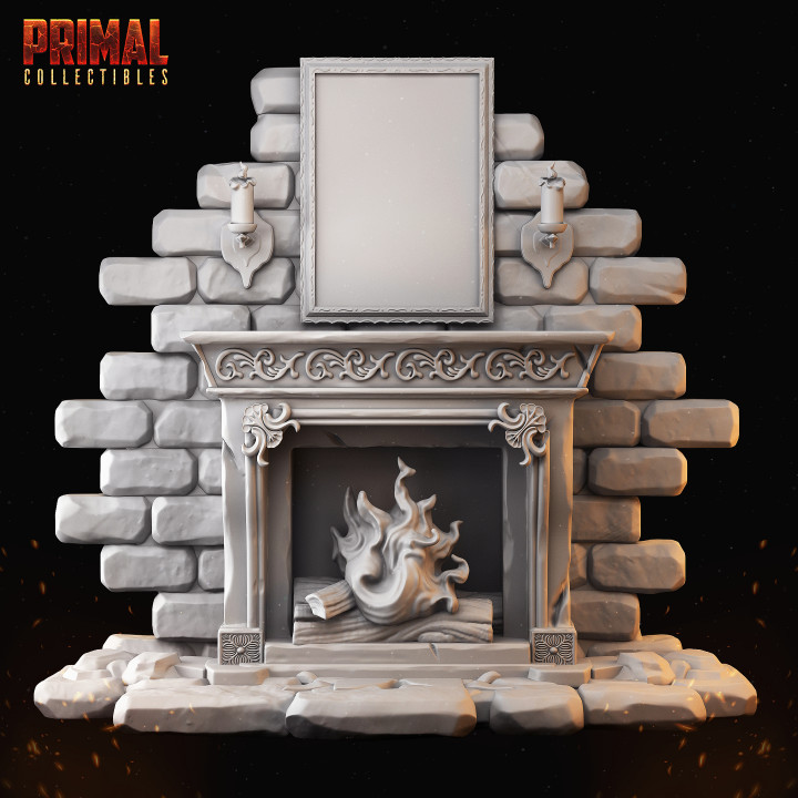 3D file Fireplace and Throne (Dungeons and Dragons | Hero Quest) ⚔・3D ...