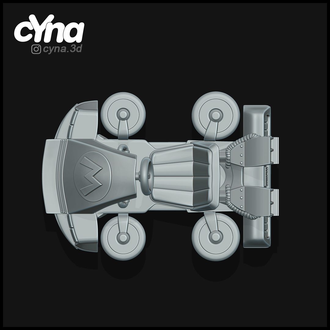 3D file Super Mario - Back to the Future・3D print model to download・Cults