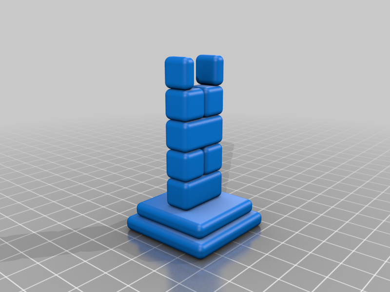 Free 3D file Block Man Chess Set・3D printing model to download・Cults