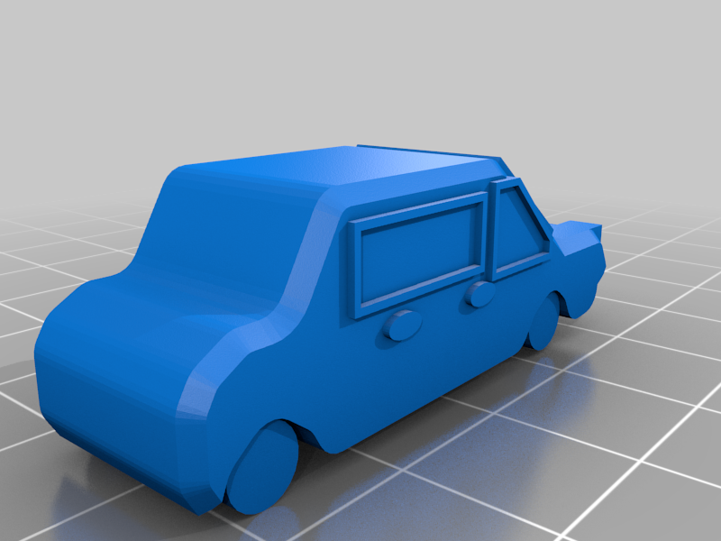 Free 3D file H0/1:87 Scale car・3D print object to download・Cults