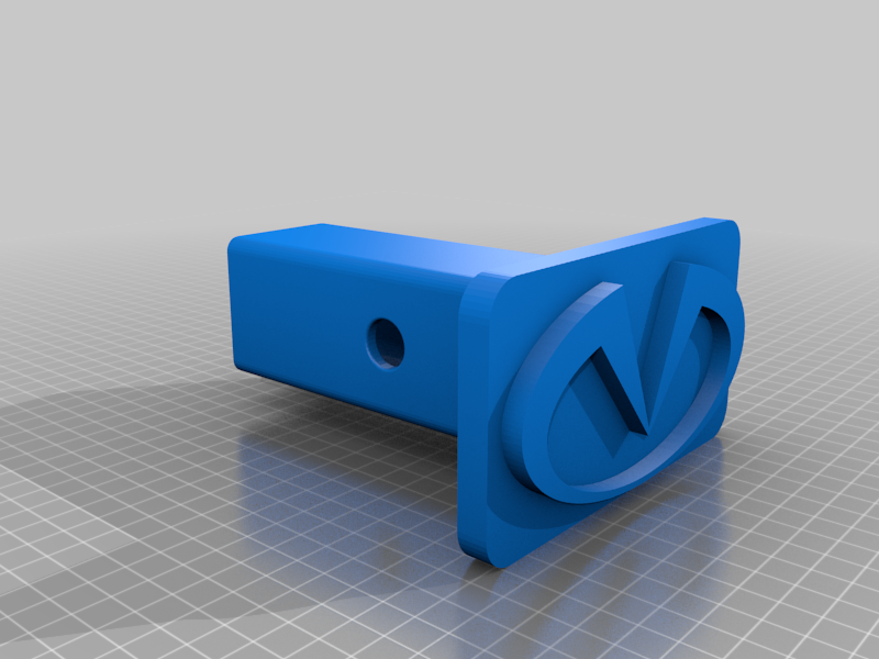Free STL file Hitch Receiver Cover - Infiniti・3D print object to ...