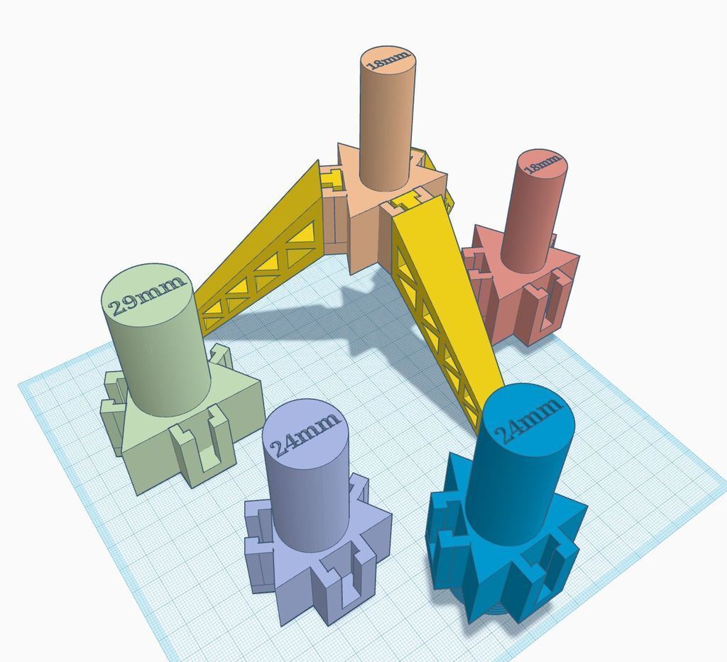 Free STL file Ocho Model Rocket Display Stand 🚀・Template to download ...