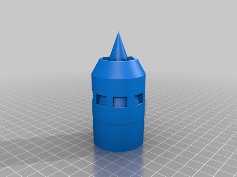 Free STL file Ram Air Rocket Nosecone・3D printable object to download・Cults