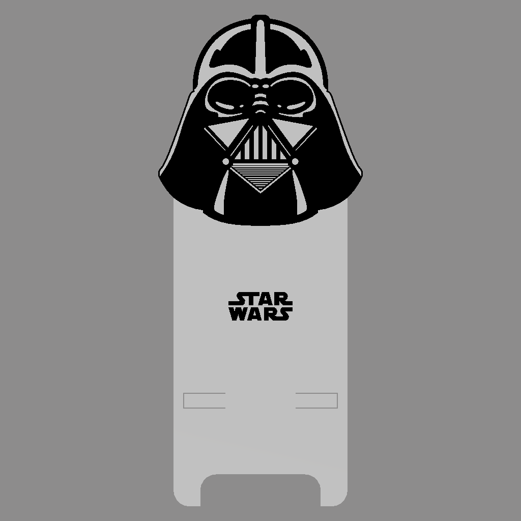 STL file Darth Vader cell phone holder・3D printer design to download・Cults