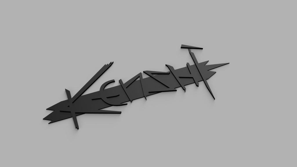 Archivo 3D gratis Kenshi Logo・Plan para descargar y imprimir en 3D・Cults