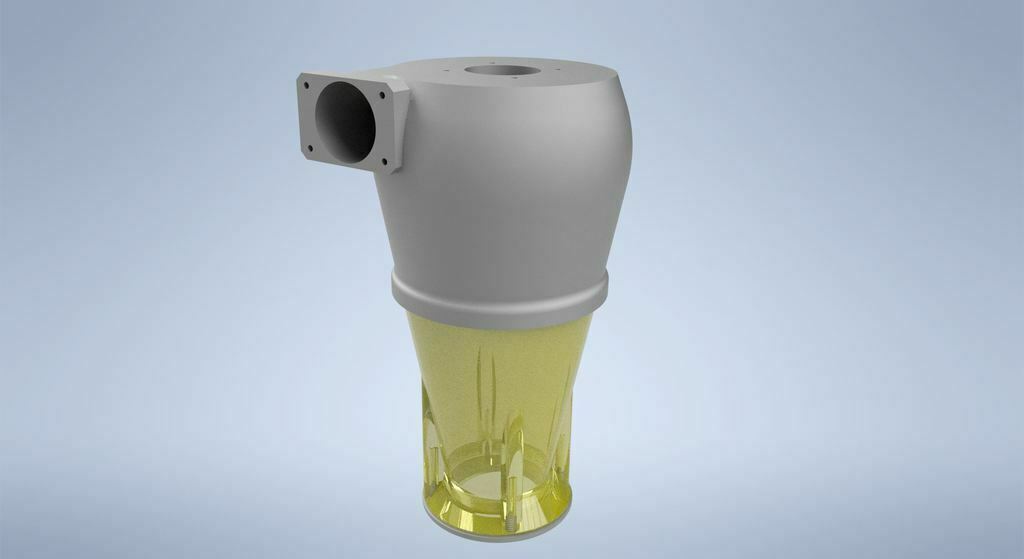 Free 3D file Multi-stage cyclone dust collector 🌀・3D print model to ...