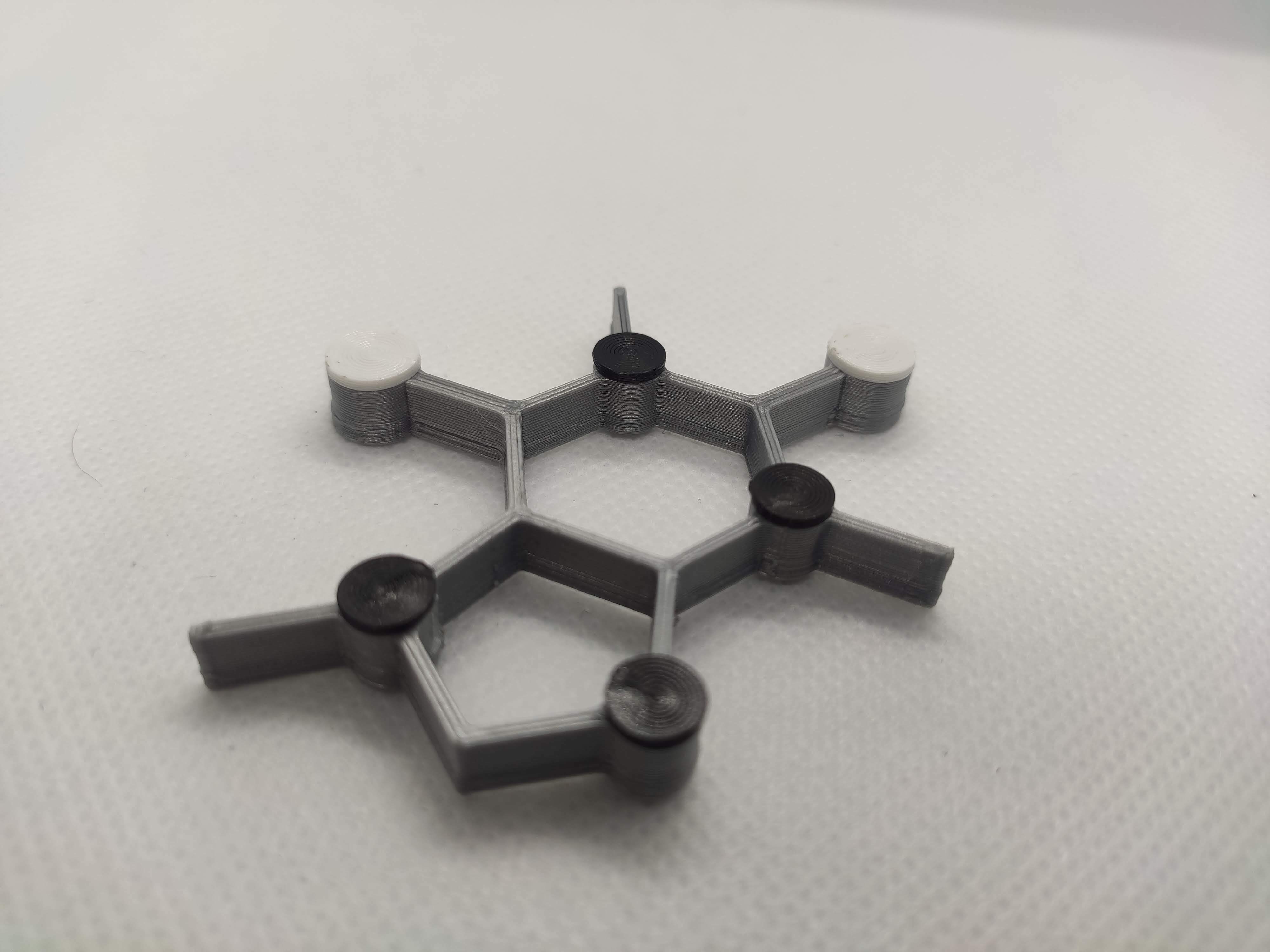 Free 3D file Caffeine molecule・3D printer model to download・Cults