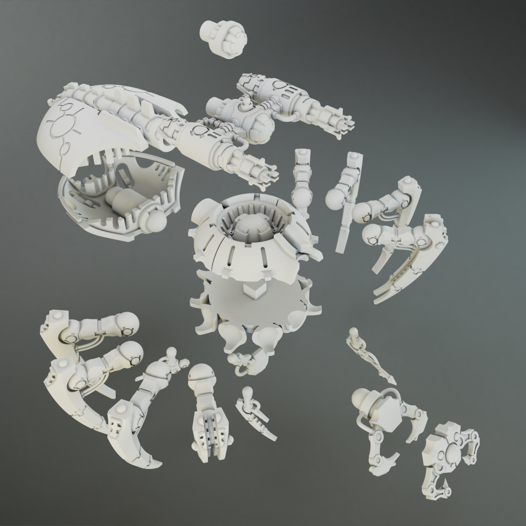 Free STL file Space Arachnobot 3D print model 🛰・3D printable object to ...