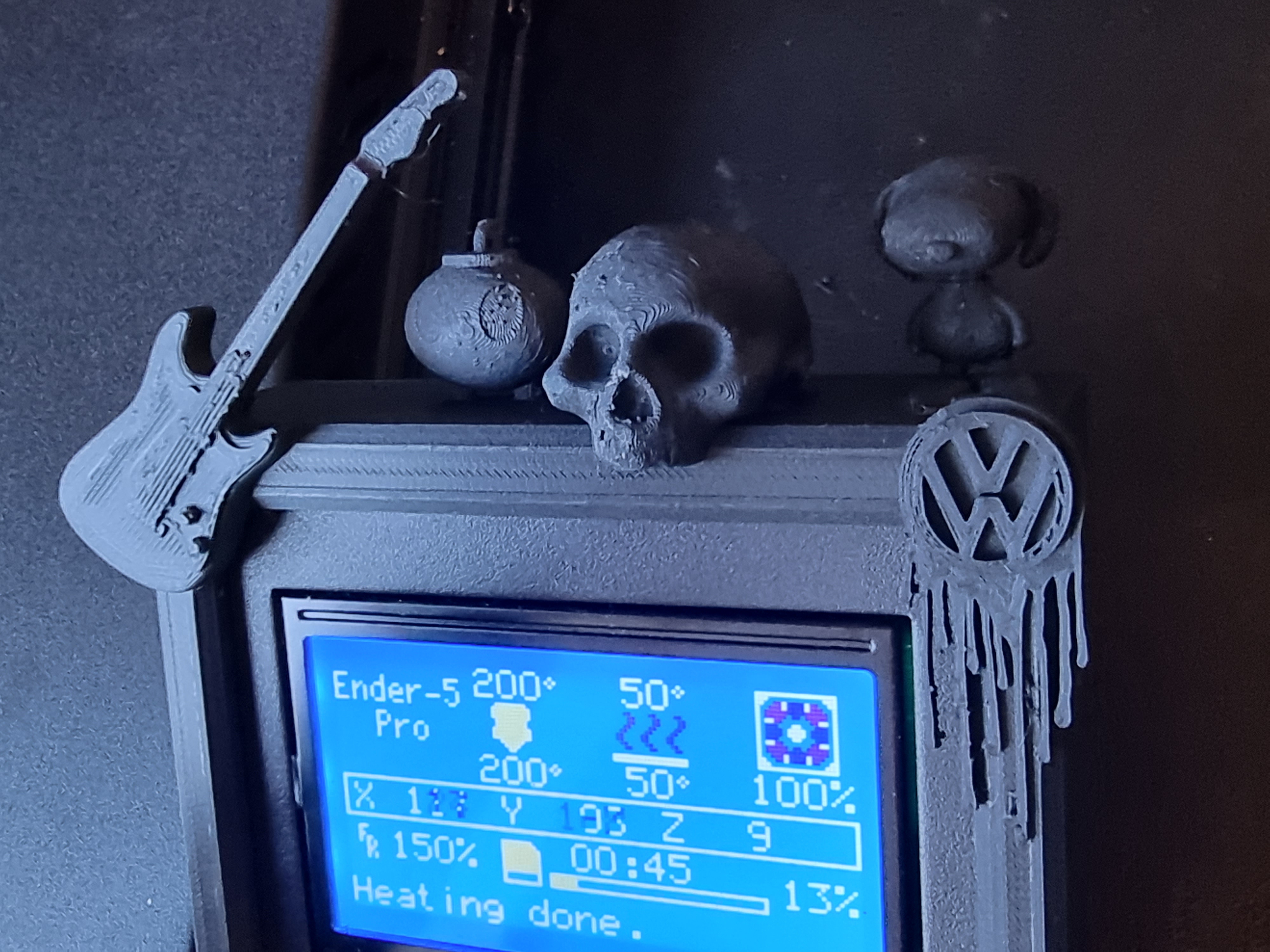 STL file Creality Ender 5 / 5 pro control panel shroud / backing plate ...