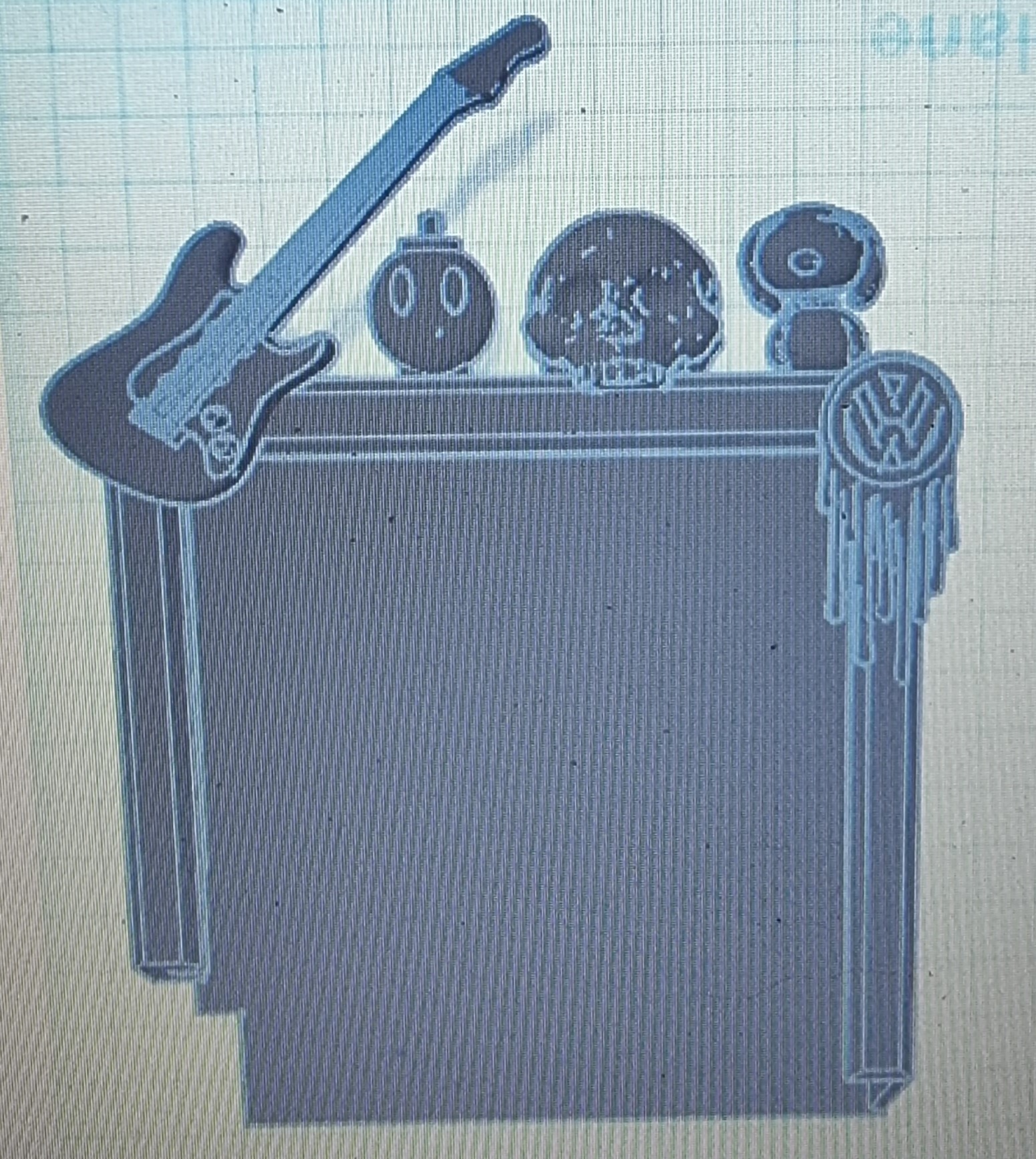 STL file Creality Ender 5 / 5 pro control panel shroud / backing plate ...