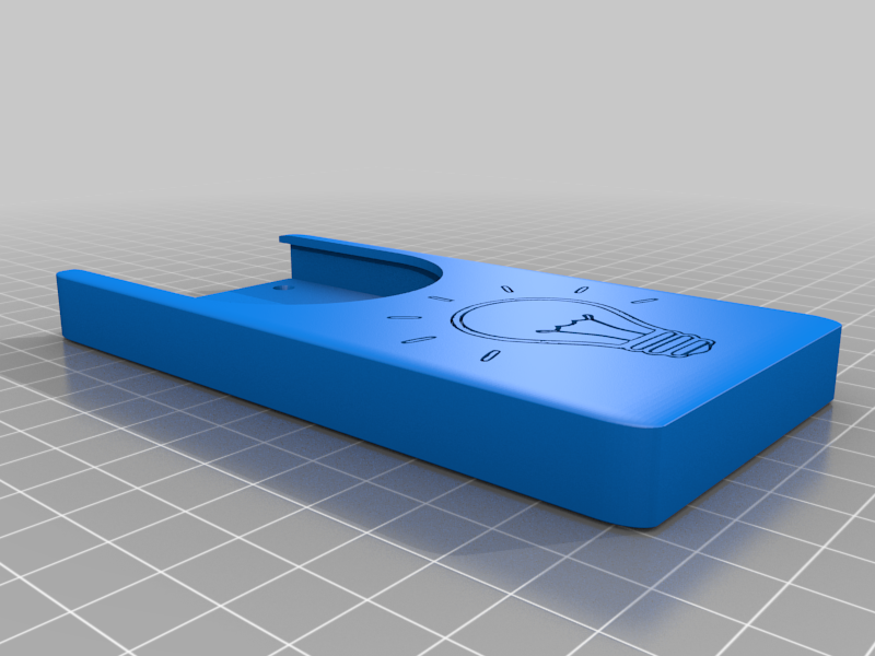 Free 3D file Big RGBW LED Remote Control Wall Mount With Light Bulb ...