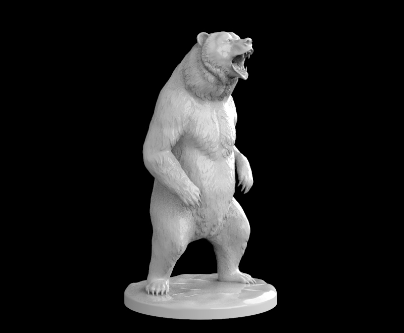 STL file Bear・3D printing design to download・Cults