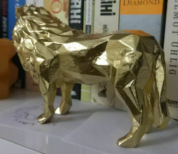 Fichier 3D gratuit lion low poly・Design pour imprimante 3D à télécharger・Cults