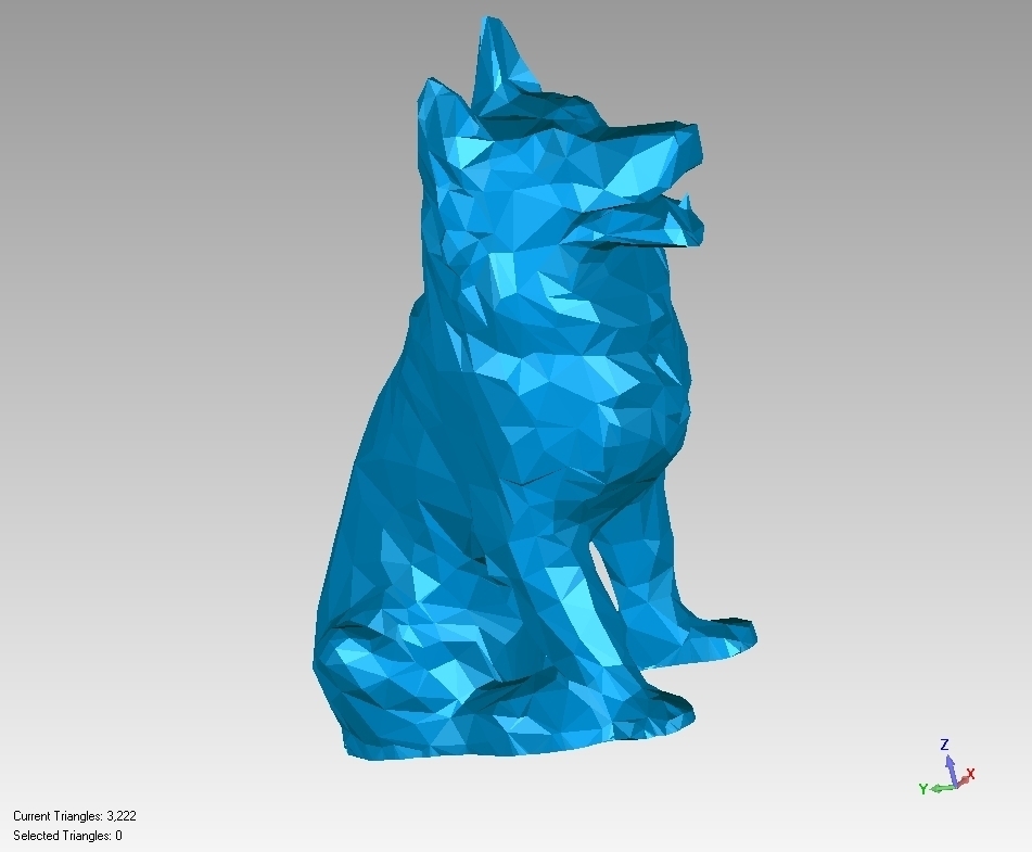 Archivo 3D gratis lobo low poly 🐾・Plan imprimible en 3D para descargar・Cults