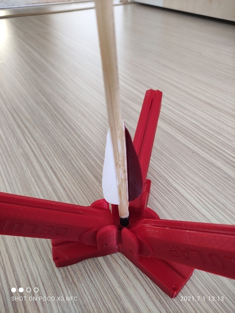 Free 3D file arrow fletching・Model to download and 3D print・Cults