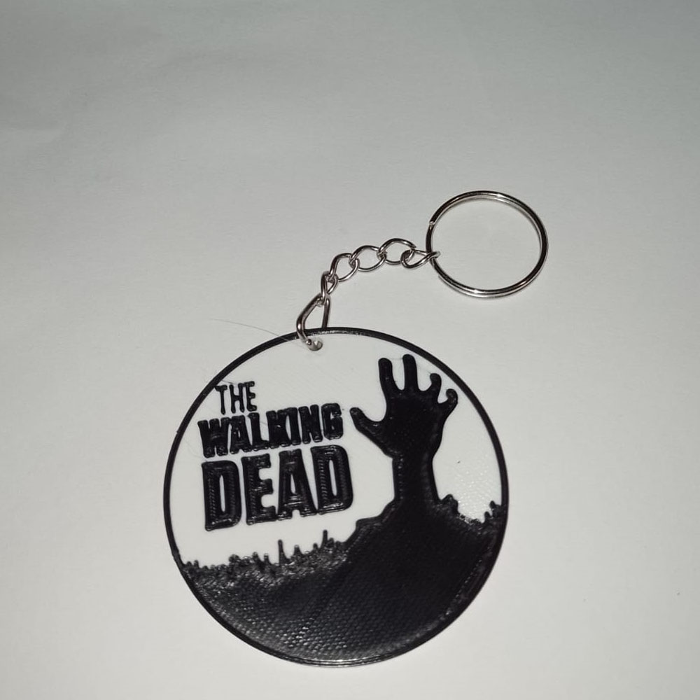 3D file THE WALKING DEAD KEYCHAINS 🚶・3D print object to download・Cults