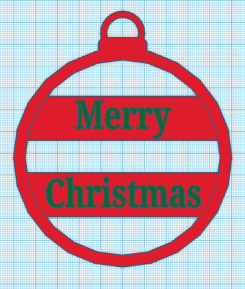 STL file Merry Christmas tree decoration・Design to download and 3D ...