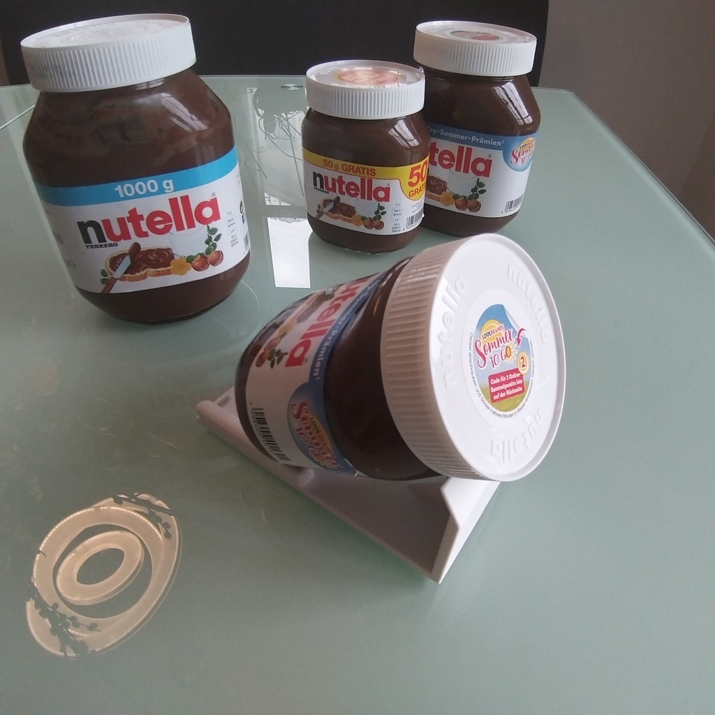 Free 3D file Nutella Glass Tilter 🔪・3D printer model to download・Cults