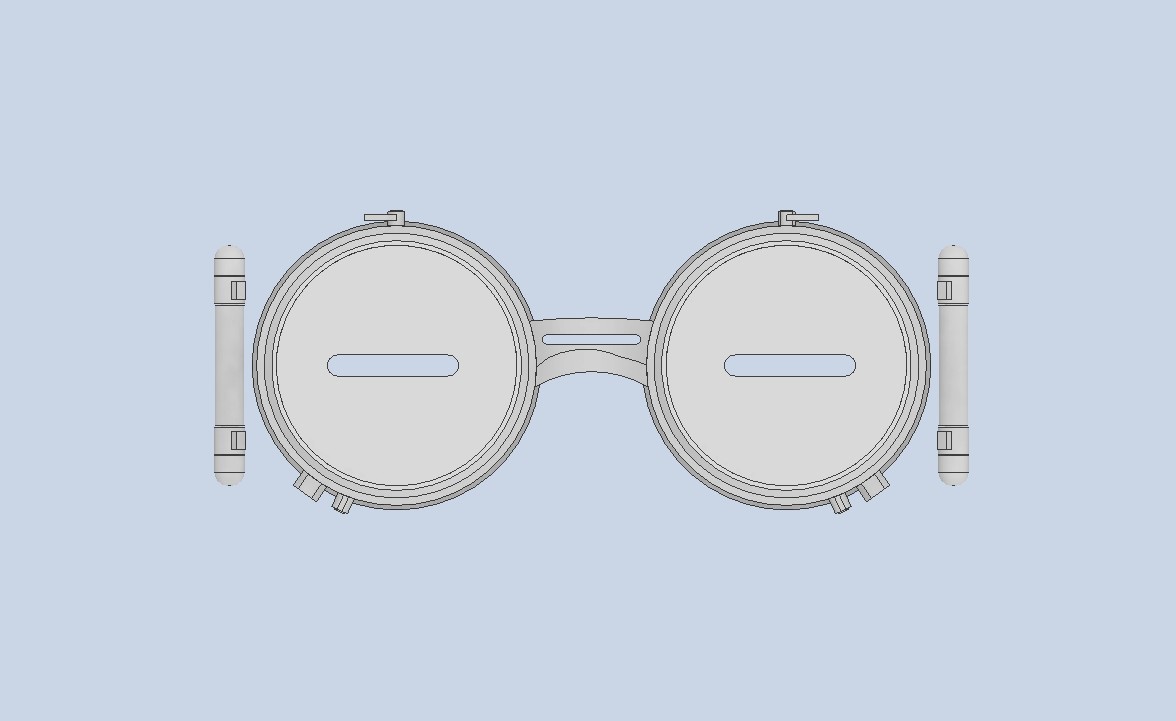 STL file League of Legends: Arcane - Jinx Goggles・3D print design to ...