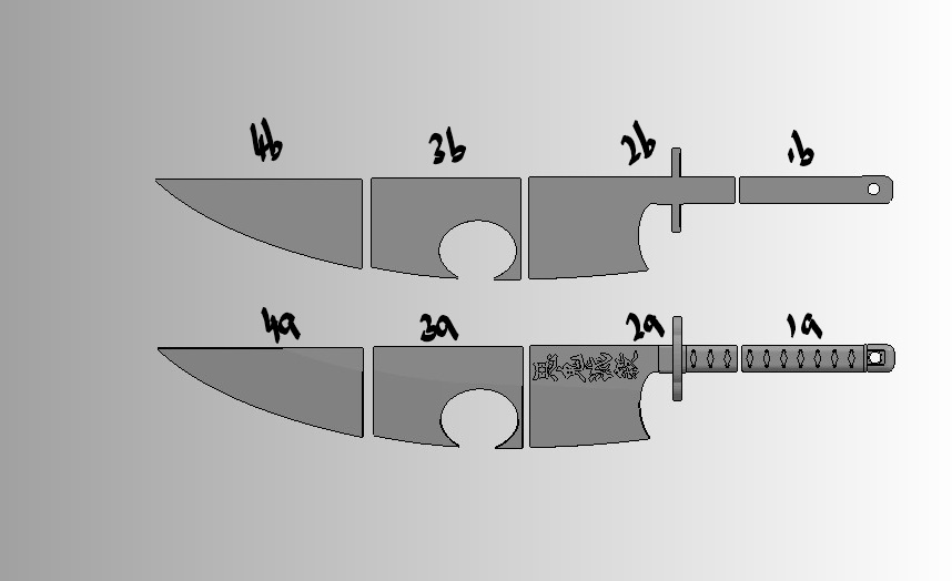 STL file Demon Slayer - Tengen Uzui Dual Nichirin Cleavers・Design to ...