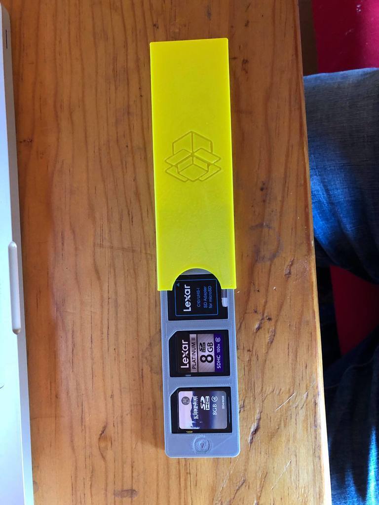 STL file SD and Micro SD cards Holder/Box・3D printable model to ...